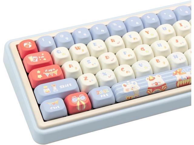Click here for PBT Keycaps XOA Profile Key caps 120 Keys Dye Subl... prices