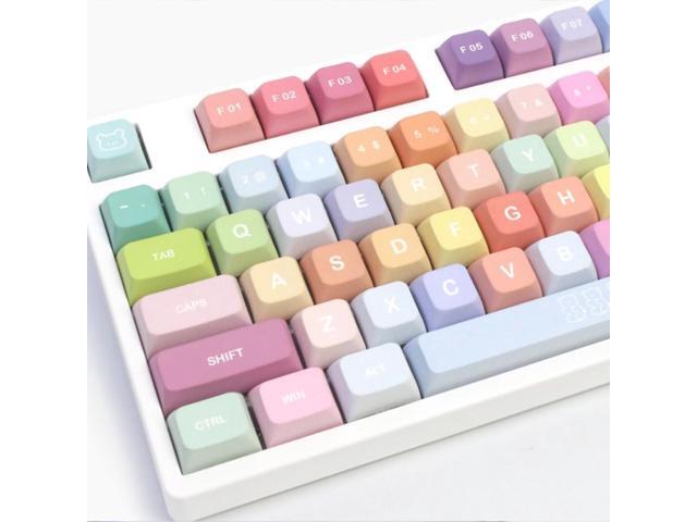 Click here for PBT Material XDA Candy keycap Set 5-Side Dye Subli... prices