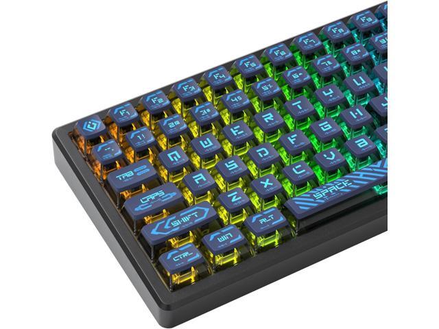 Click here for PBT Pudding Keycaps Punk Style Shine Through Keyca... prices