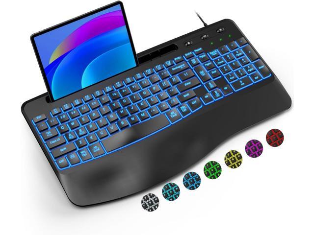 Click here for Ergonomic Backlit Computer Keyboards  USB Wired Li... prices