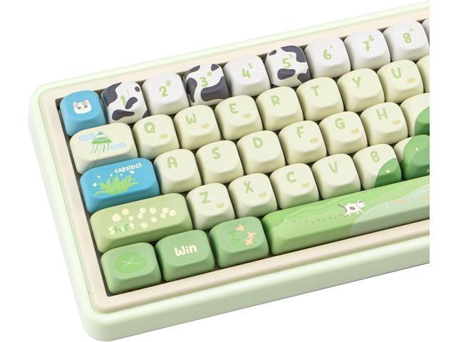 Click here for PBT Keycaps 130 Keys Cute Cat Keycaps Dye-Sublimat... prices