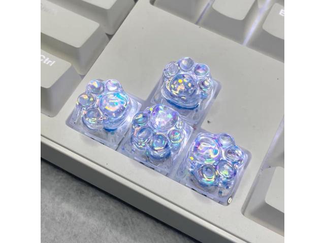 Click here for Cat Claw Keycap Cute Drip Glue Backlight Keycaps D... prices