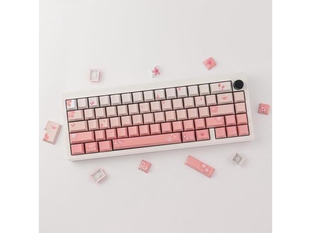Click here for Tsungup PBT Keycaps Cherry Blossom Keycap Set - Cu... prices