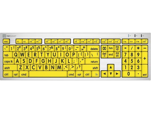 Click here for Logickeyboard Slimline with Large Print Black Lett... prices