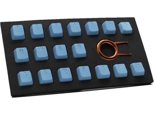Click here for Taihao Rubber Keycap Set (18) - Neon Blue prices