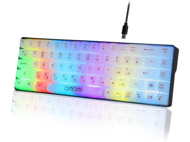 Click here for CHONCHOW Mini 60 Gaming Keyboard  Rainbow RGB Back... prices