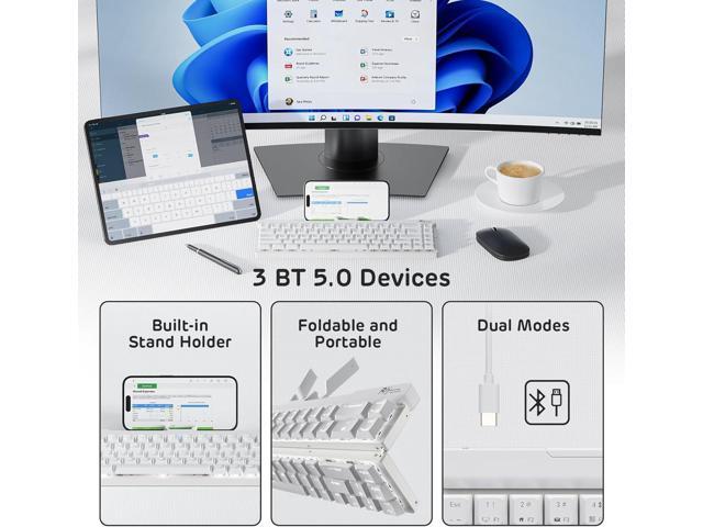 Click here for RK ROYAL KLUDGE F68 60 Foldable Low Profile Mechan... prices