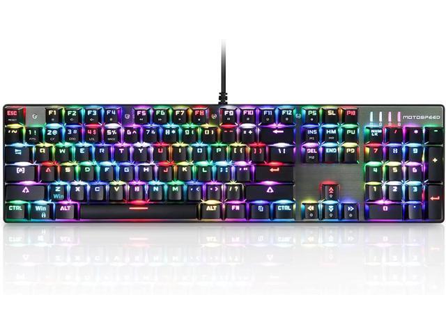 Click here for MOTOSPEED CK104 RGB LED Backlit Wired Mechanical G... prices