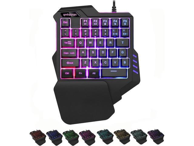 Click here for RGB One Handed Keyboard  Wired Gaming Backlit 35 K... prices