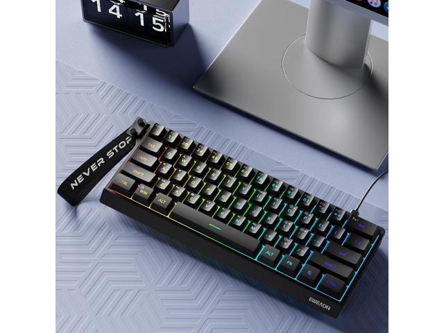 Click here for EWEADN F61 60 Gaming Keyboard Wired  RGB Backlit M... prices