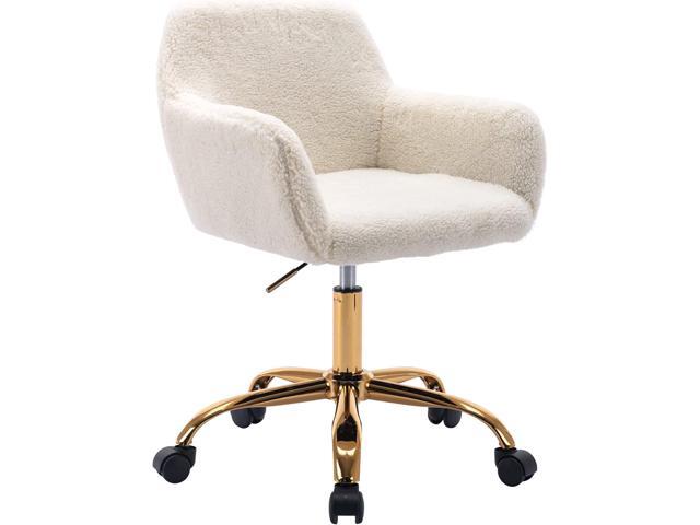 Click here for KCC Faux Fur Office Desk Chair  Comfy Swivel Armch... prices