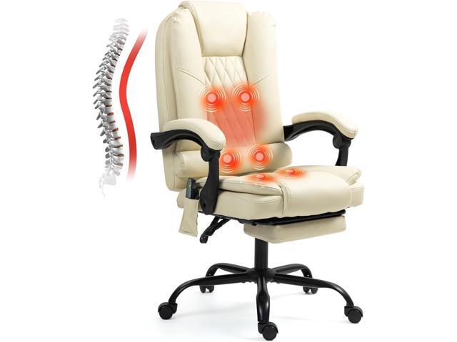 Click here for 6-Point Heated Massage Office Chair with Footrest... prices