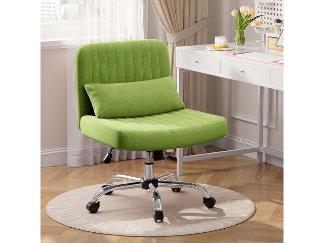 Click here for Warmiehomy Velvet Cross Legged Office Chair  Comfy... prices