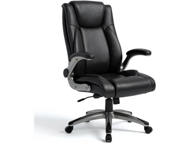 Click here for COLAMY High Back Leather Office Chair with Adjusta... prices