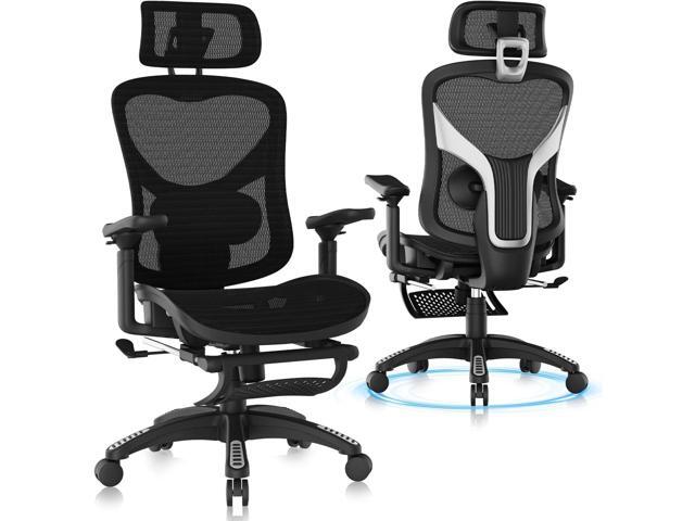 Click here for Ergonomic Home Mesh Chair with Footrest  Lumbar He... prices