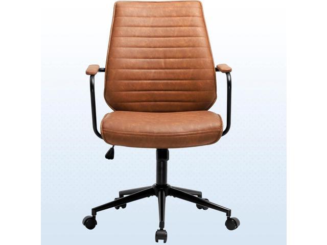 Click here for DICTAC Brown Executive Office Chair Adjustable Lea... prices