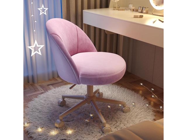 Click here for EnHomee Armless Vanity Chair with Wheels and Comfo... prices