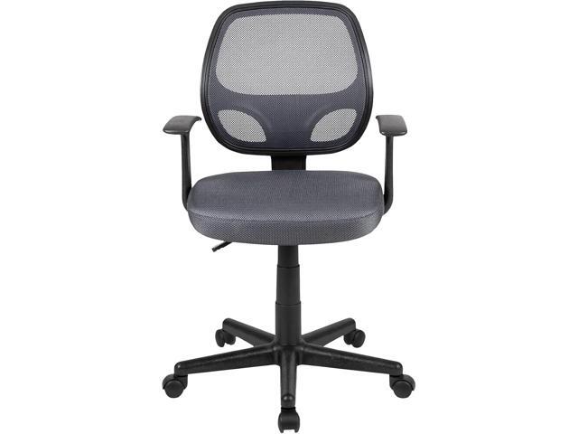 Click here for Flash Furniture Flash Fundamentals Mid-Back Gray M... prices