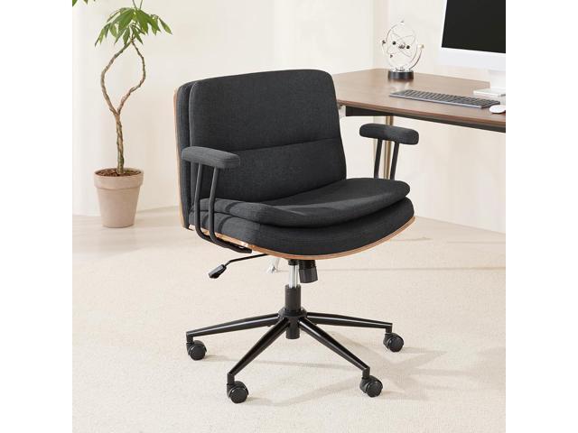 Click here for Criss Cross Chair with Armrests & Wheels  Linen Fa... prices