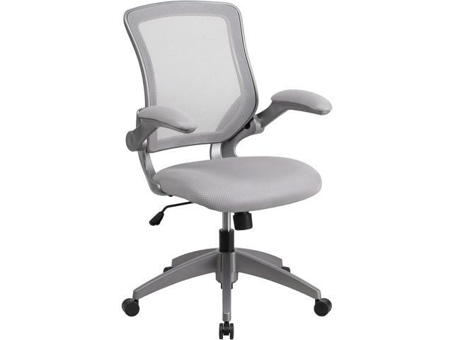 Click here for Flash Furniture Kale Mid-Back Gray Mesh Swivel Erg... prices
