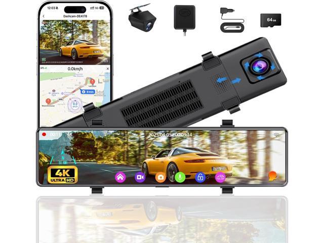 Click here for 4K Mirror Dash Cam Front and Rear  12 Dual WiFi Da... prices