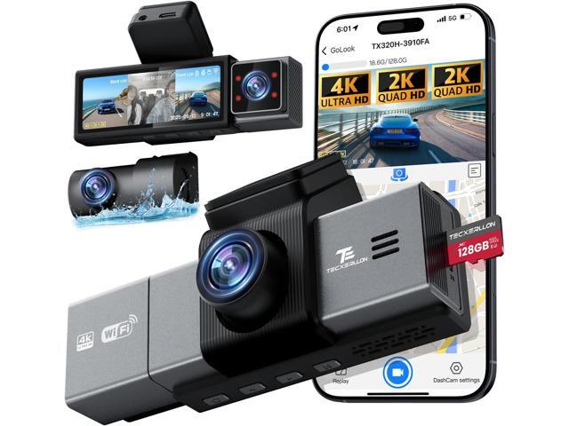 Click here for Dash Cam  4K 3 Channel Dash Camera for Cars with A... prices