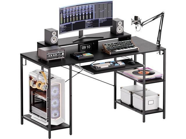 Click here for Workstation Desk with Keyboard Tray  55 Inch Compu... prices