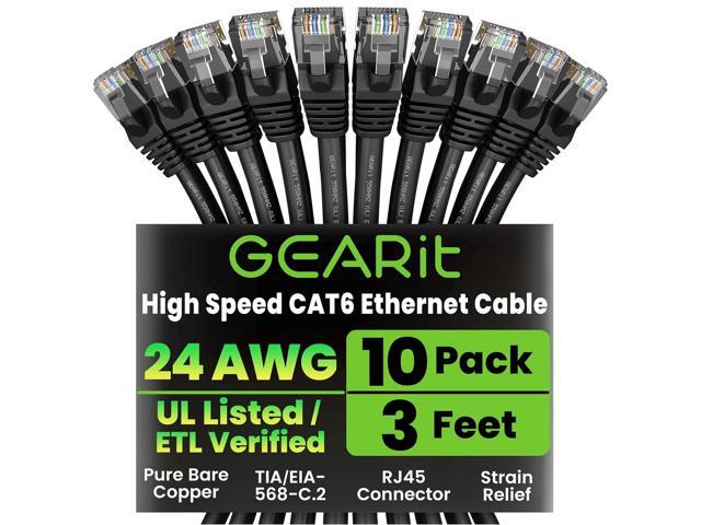 Click here for GEARit Cat 6 Ethernet Cable Pack - 10-Pack 3 ft Ca... prices