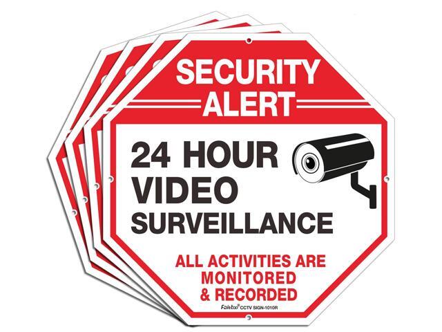 Click here for Video Surveillance Sign  4 Pack 10 x 10 Rust Free... prices