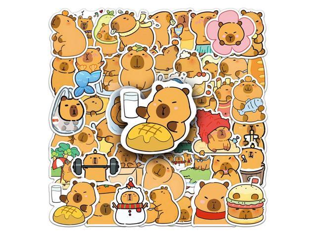 Click here for 50 PCS Funny Capybara Waterproof Stickers Cute Ani... prices