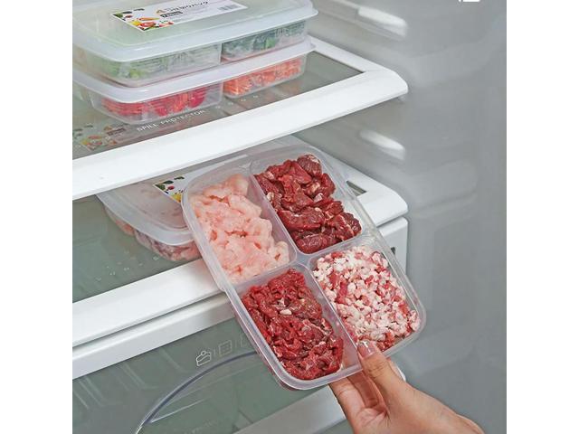 Click here for 4 Grids Food Containers Portable Transparent Food... prices