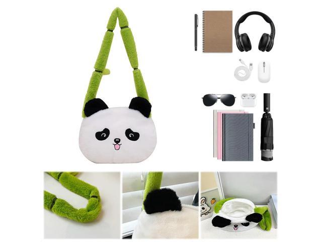 Click here for Women Shoulder Bag Panda Shaped Plush Crossbody Ba... prices