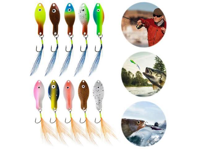Click here for 10Pcs l Blade Fishing Lures 360 Degree Rotating Se... prices