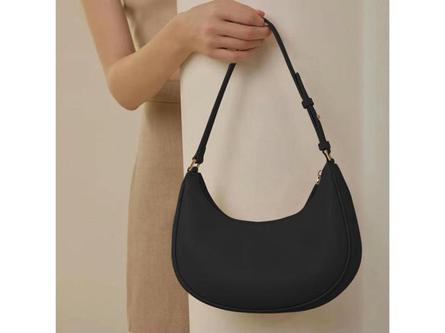 Click here for Women Small Tote Bag PU Leather Half Moon Ladies H... prices