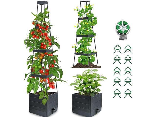 Click here for Raised Garden Bed Planter Box with Trellis Tomatoe... prices