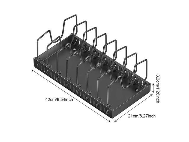 Click here for Kitchen Pots Pans Organizer with 8 Adjustable Divi... prices
