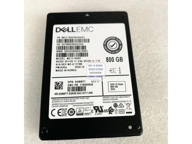 Click here for R750 800GB 12G SAS MU TLC SSD GW8T1 MZ-ILT800C prices
