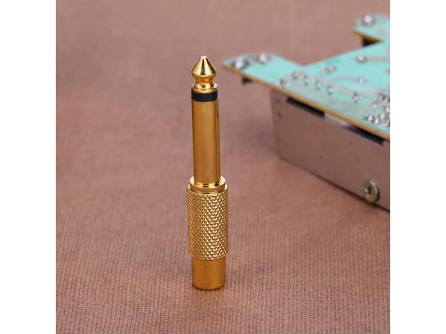 Click here for 6.35mm Male To 3.5mm Female Audio Connector Gold P... prices