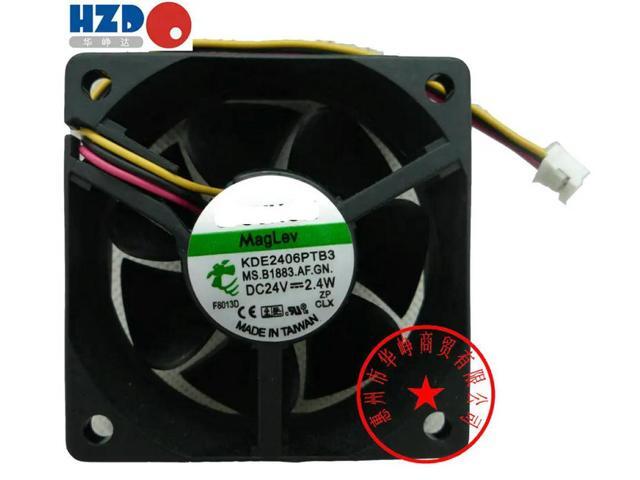 Click here for hzdo 6025 24V 2.4w KDE2406PTB3 3Wire cpu cooler he... prices