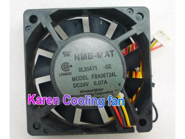 Click here for 6CM FBA06T24L 6015 24V 0.07A 3wire cooling fan prices