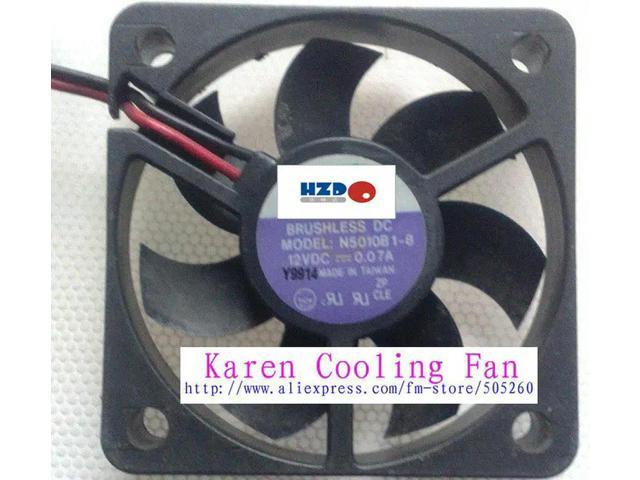 Click here for 5CM N5010B1-8 5010 12V 0.07A 2Wire 50*50*10mm cpu... prices