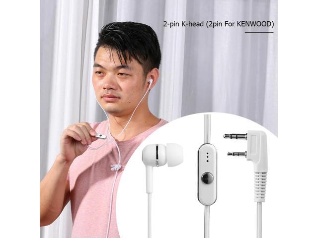 Click here for 1.2m PTT Mic Earpiece Headset for Walkie Talkie 2... prices