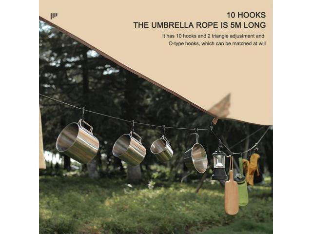 Click here for Outdoor Camping Hanging Rope Tent Clotheline Strap... prices