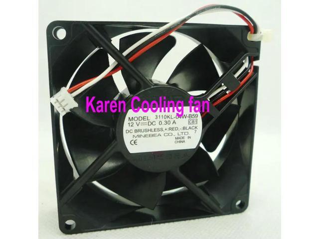Click here for 8cm 8025 12V 0.30A 3110KL-04W-B59 3wire Cooling Fa... prices