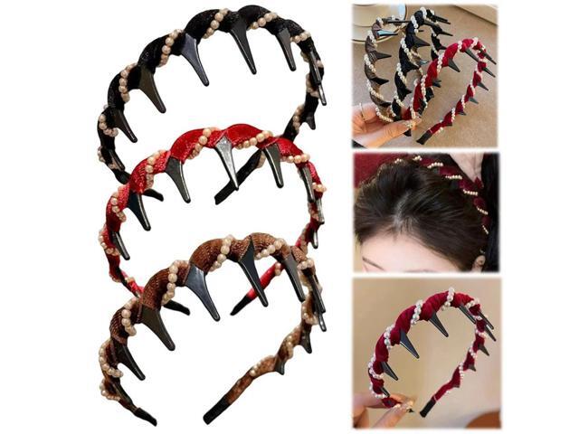 Click here for 3Pcs Velvet Glitter Headband Wear Resist Decorativ... prices