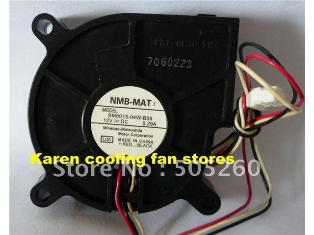 Click here for 6015 12V 0.29A BM6015-04W-B59 blower Cooling Fan prices