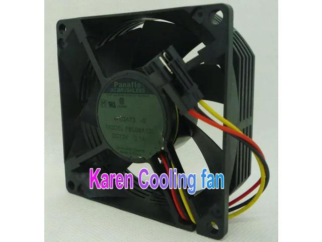 Click here for 8cm FBL08A12L 8025 12v 0.1a 3Wire Cooling Fan prices