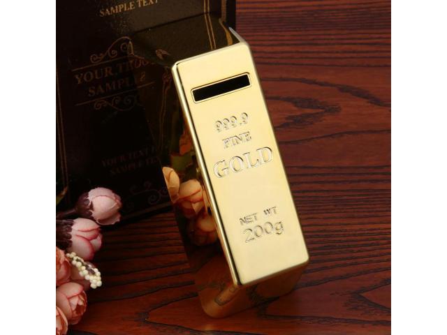Click here for Gold Bullion Bar Piggy Bank Simulation Saving Mone... prices