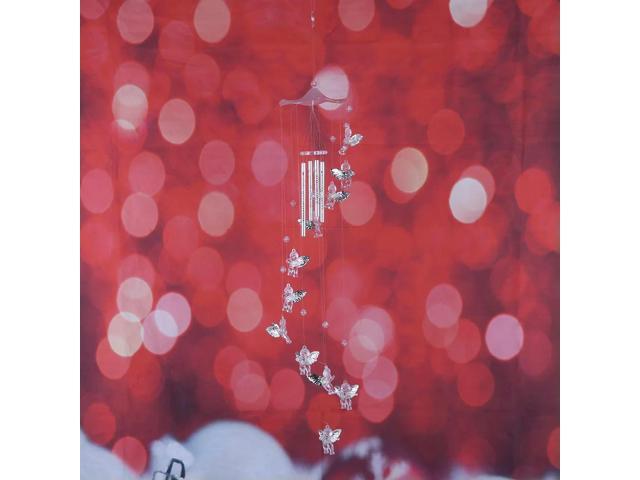 Click here for Butterfly Angel Wind Chimes Bells Decor Aluminium... prices