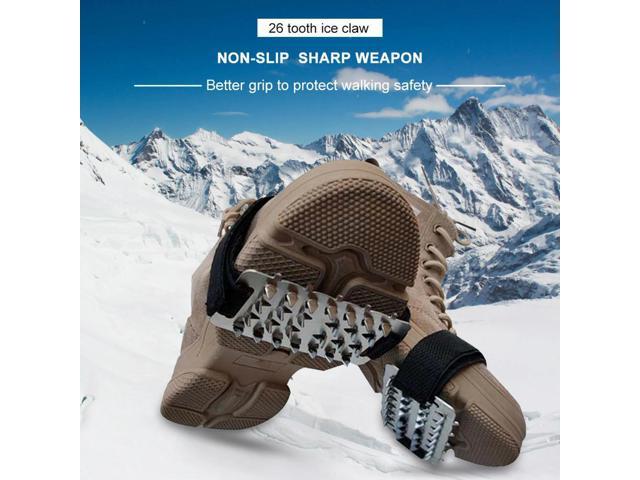 Click here for 26 Stainless Steel Spikes Crampons for Boots Shoes... prices
